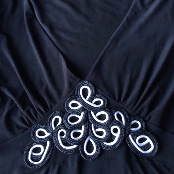 Belinda | Tops | Embellished Flowy Top Wtie Back By Belinda | Poshmark